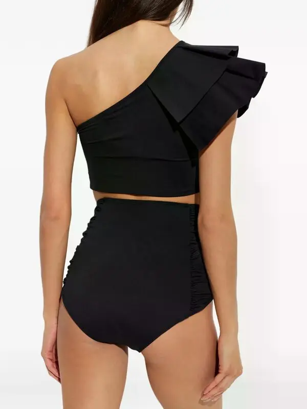 MAIÔ PARIS Orsay Ruffled One-shoulder Bikini