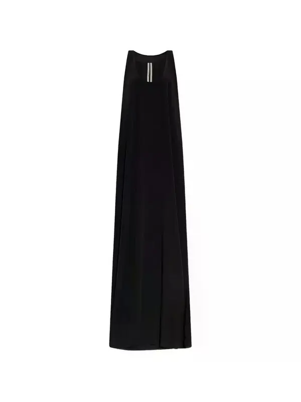 Rick Owens Draped Sleeveless Maxi Dress - Black