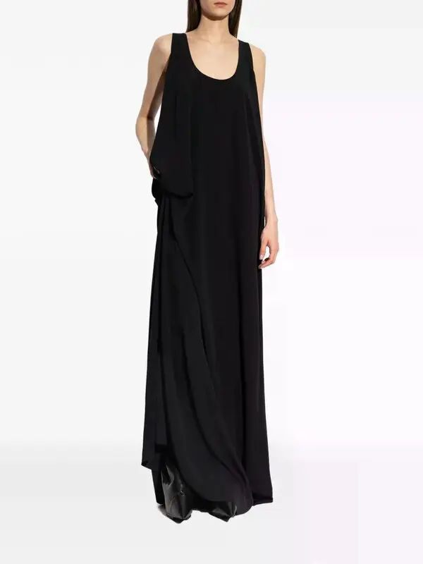 Rick Owens Draped Sleeveless Maxi Dress