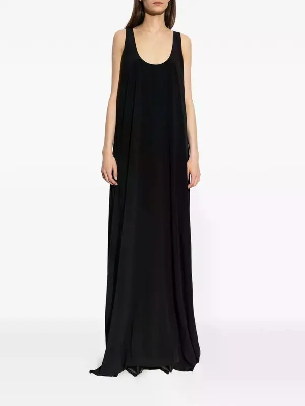 Rick Owens Draped Sleeveless Maxi Dress