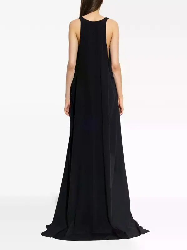 Rick Owens Draped Sleeveless Maxi Dress