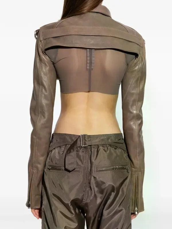 Rick Owens Zip-cuff Biker Jacket