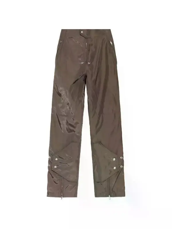 Rick Owens Press-stud-detail Trousers - Brown