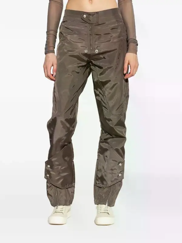 Rick Owens Press-stud-detail Trousers - Brown