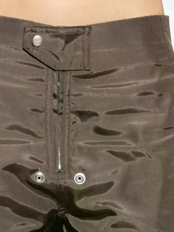 Rick Owens Press-stud-detail Trousers - Brown