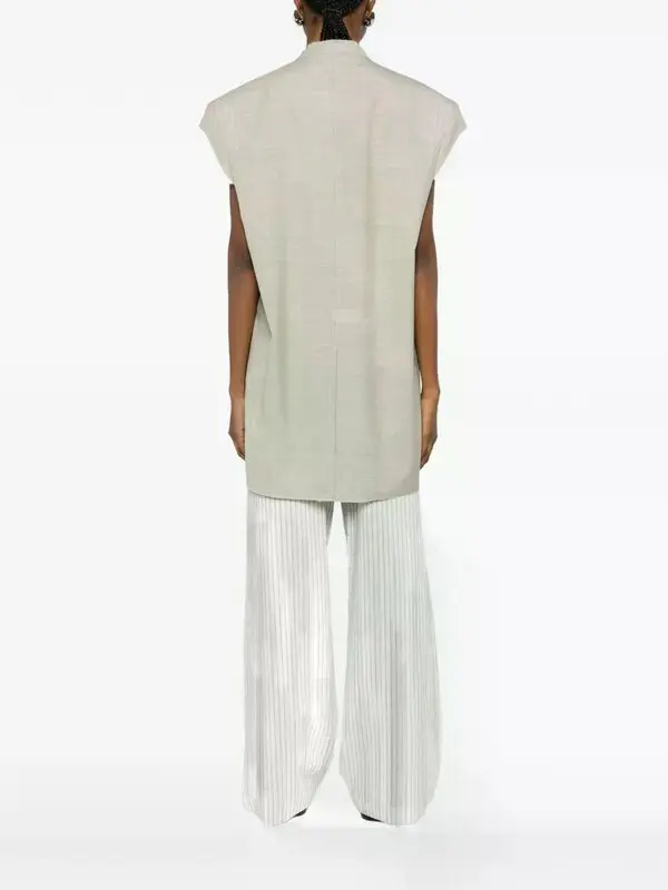 SONIA CARRASCO Sleeveless Patch-pocket Jacket
