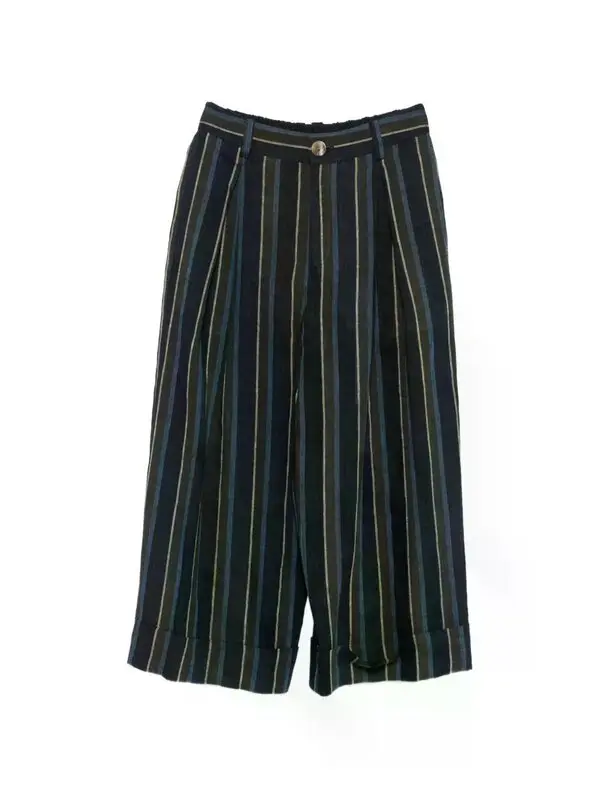 Soh Striped Pleated Trousers