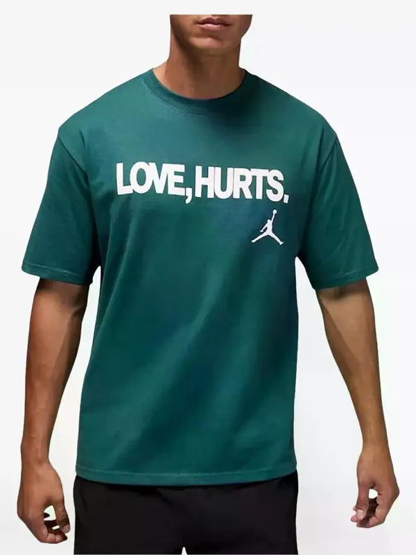 JORDAN X Jalen Hurts Jumpman Slogan-print T-shirt - Green