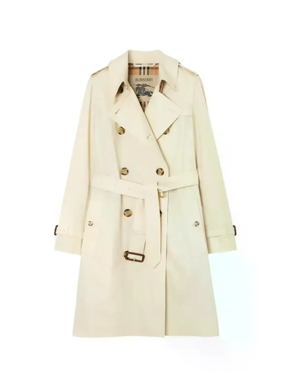 Burberry Mid-length Tropical Gabardine Kensington Trench Coat