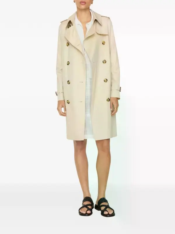 Burberry Mid-length Tropical Gabardine Kensington Trench Coat