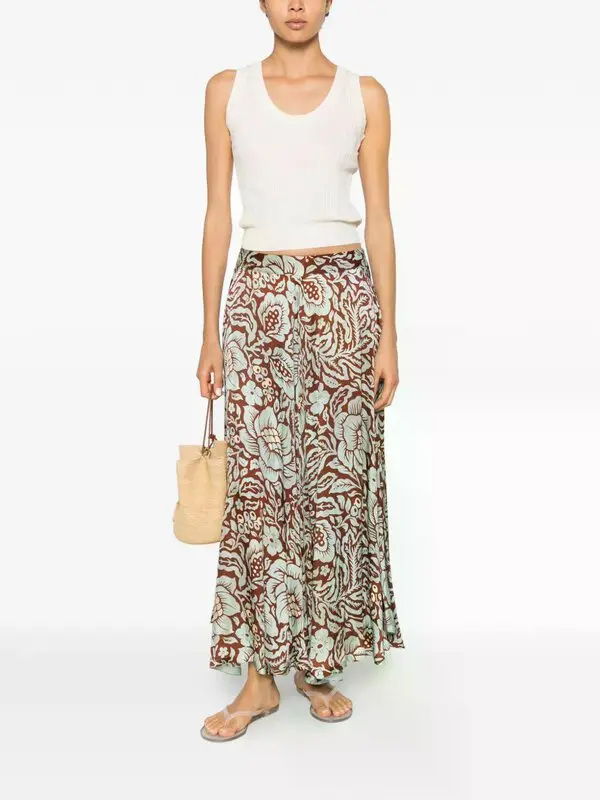 Dixie Floral-print Wide Leg Trousers