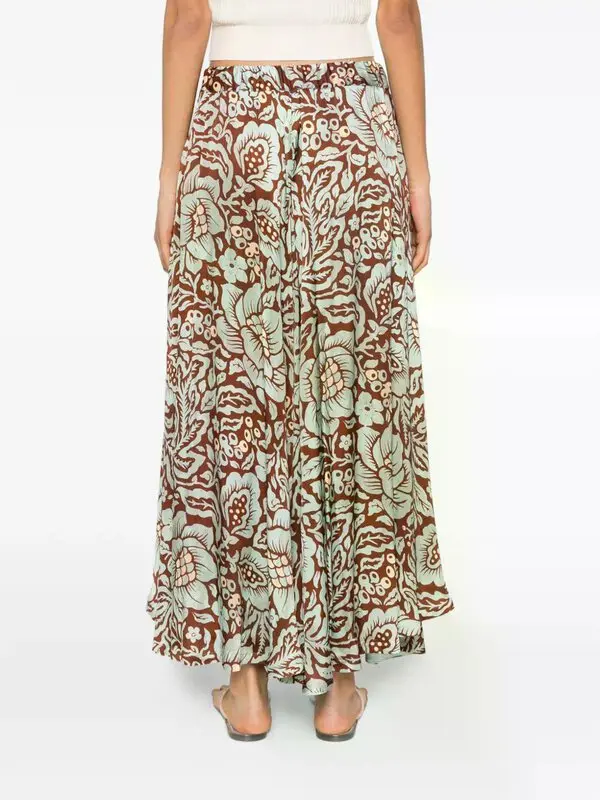 Dixie Floral-print Wide Leg Trousers