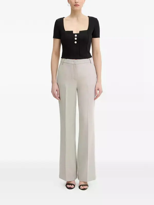 Guess Evelina Square-neck Blouse - Black