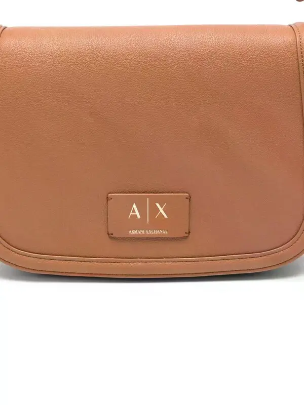 Armani Exchange Logo-patch Shoulder Bag