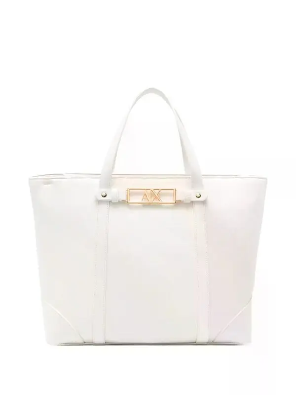 Armani Exchange Leather Tote Bag
