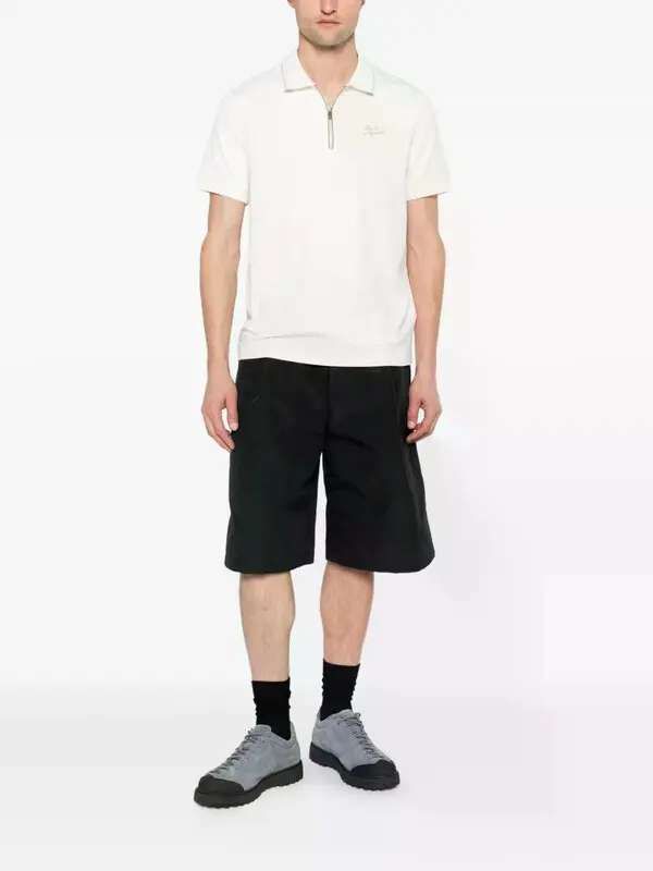 Karl Lagerfeld Zip-fastening Polo Shirt - Neutrals