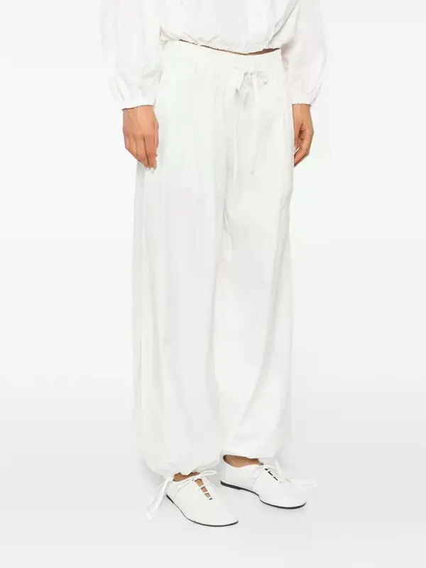 Max Mara Drawstring Wide-leg Trousers