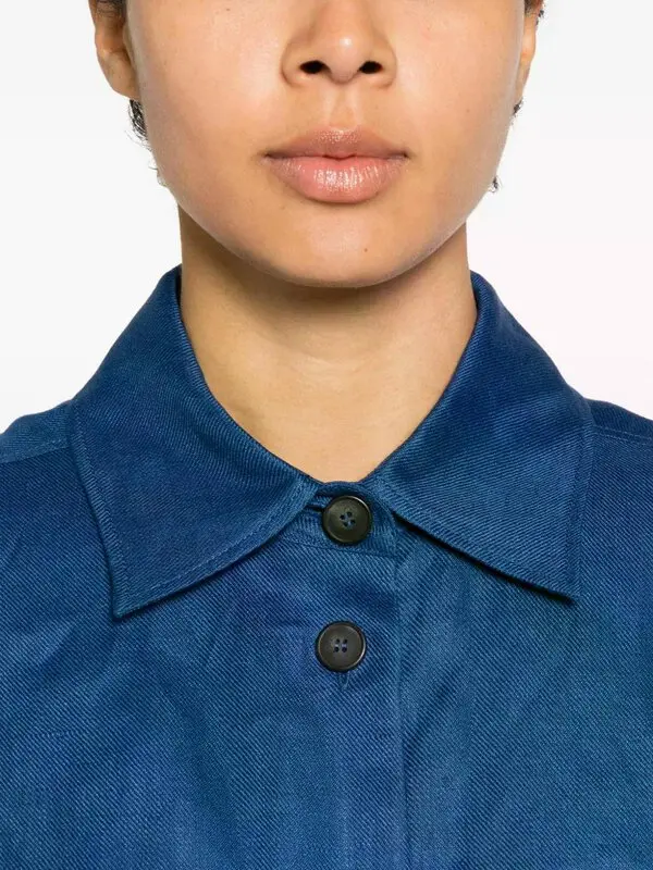 Max Mara Pomposa Button-up Shirt - Blue