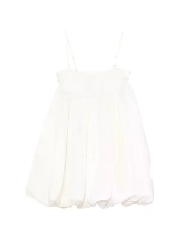 ROTATE BY BIRGER CHRISTENSEN Spaghetti Strap Bubble Hem Mini Dress