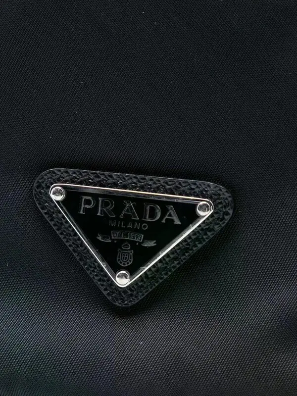 Prada Re-nylon Drawstring Pouch - Black