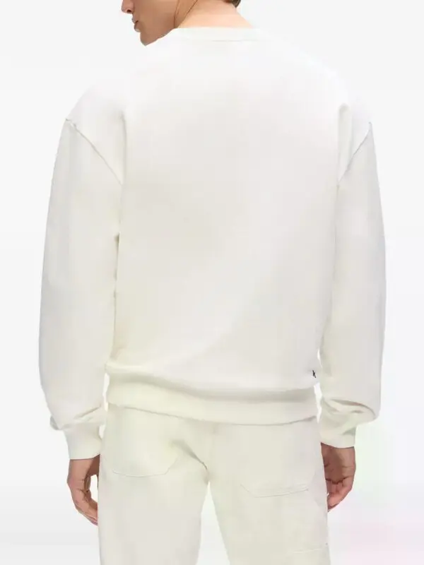 Karl Lagerfeld Printed Relaxed Fit Sweatshirt - Neutrals