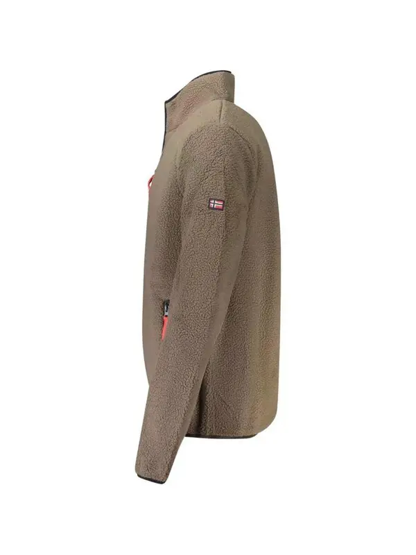 NORWAY 1963 Fleece Mock-neck Zip Sweatshirt