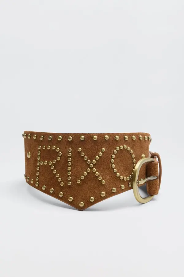 Rixo Lorelei Belt - Brown