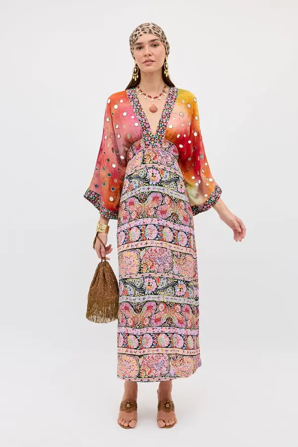 Rixo Flori Cara Swift Mix Dress