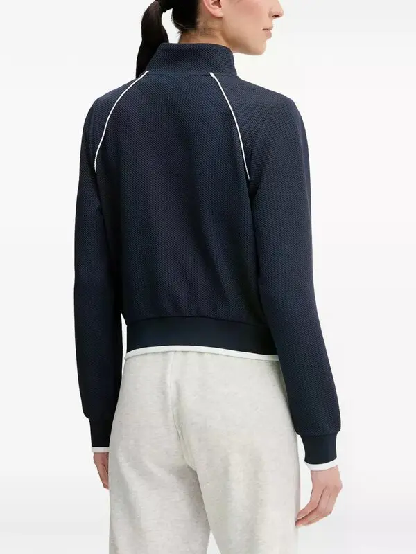 Guess Textured Zip-up Sweatshirt