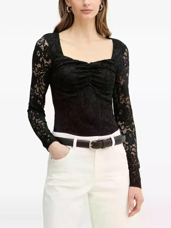 Guess Lace Long Sleeve Blouse