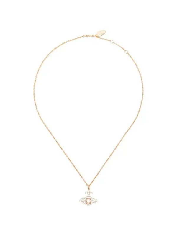 VIVIENNE WESTWOOD Olympia Crystal-embellished Necklace - Gold