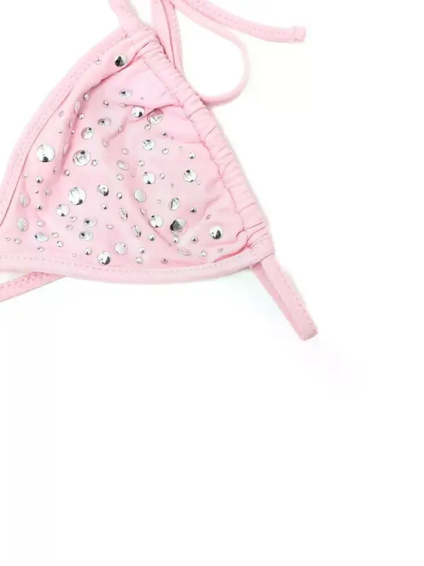 Gimaguas Stud-embellished Bikini Top