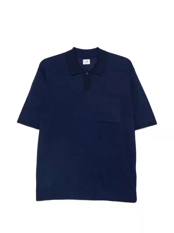 C.P. COMPANY Cotton Polo Shirt - Blue