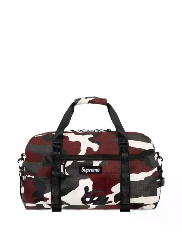 Supreme Camouflage-print Ripstop Duffle Bag - Red