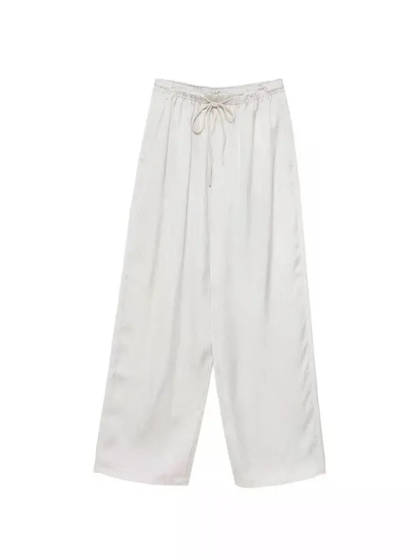 Emporio Armani Striped Drawstring Trousers