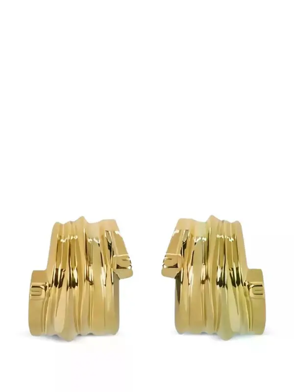 Elisabetta Franchi Spiral-design Stud Earrings - Gold