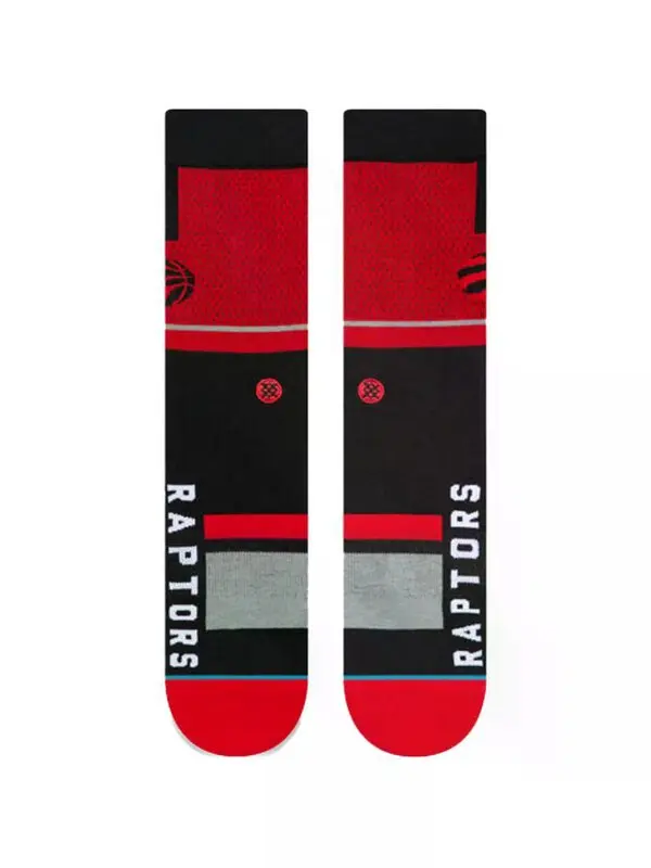 Stance Nba Raptors Crew Socks - Black