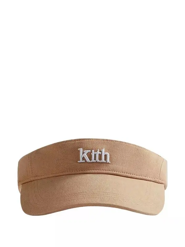 Kith Logo-embroidered Visor - Neutrals