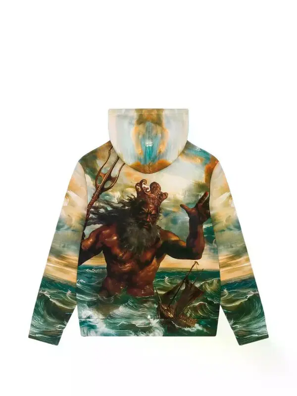 DENIM TEARS Poseidon's Revenge Zip-up Hoodie