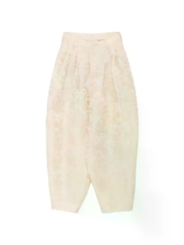 UMA WANG Jacquard Pleated Trousers