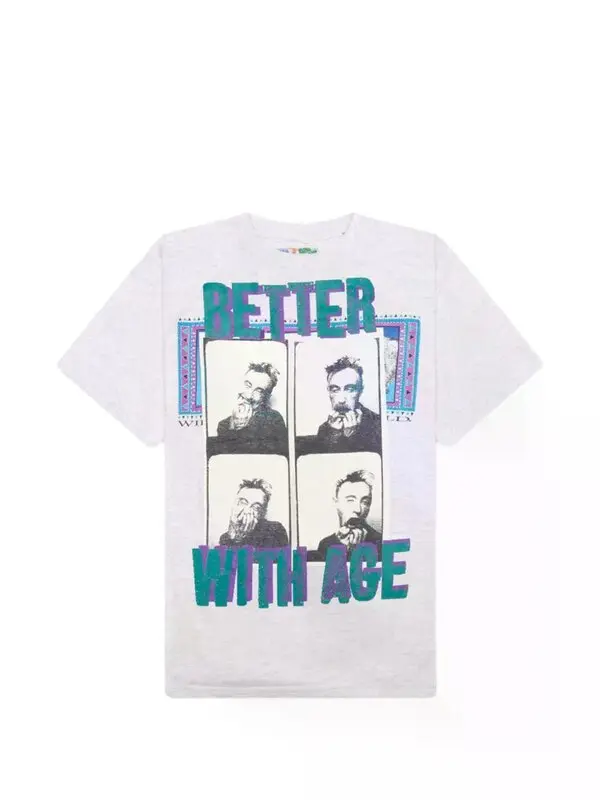 BETTER WITH AGE Weirdo Graphic-print T-shirt - Grey