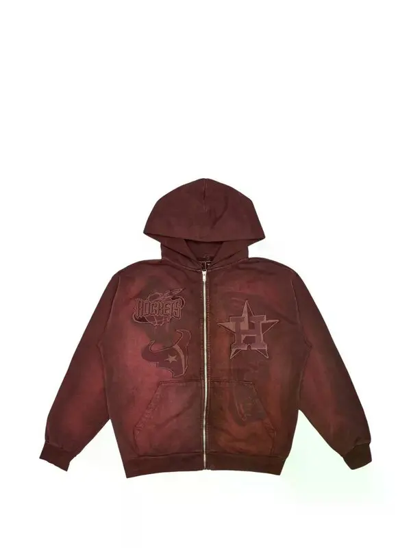 TRAVIS SCOTT X Fanatics 2025 Rep Your City Cactus Jack Houston Hoodie - Red