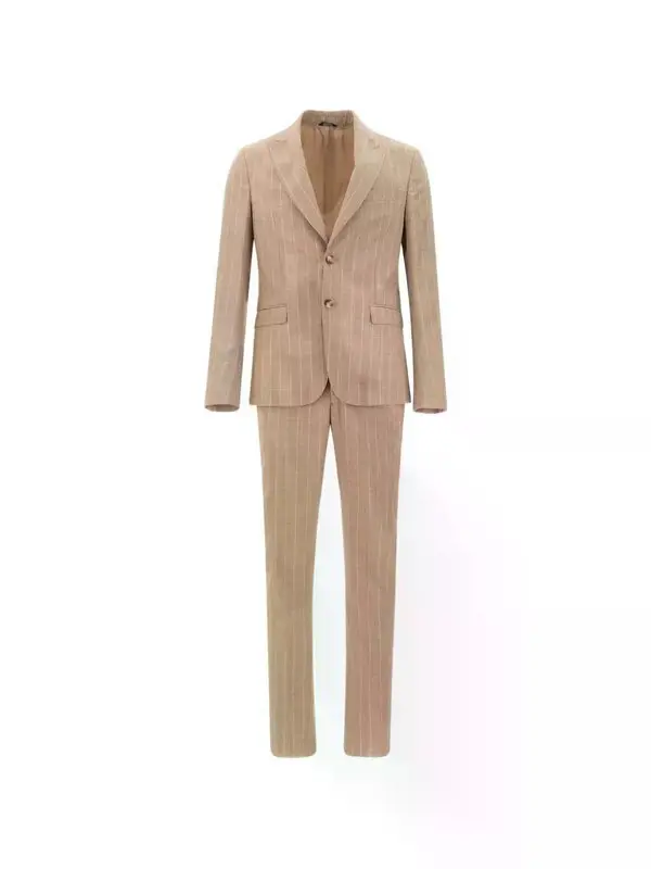 UNGARO Pinstripe Tailored Suit - Neutrals