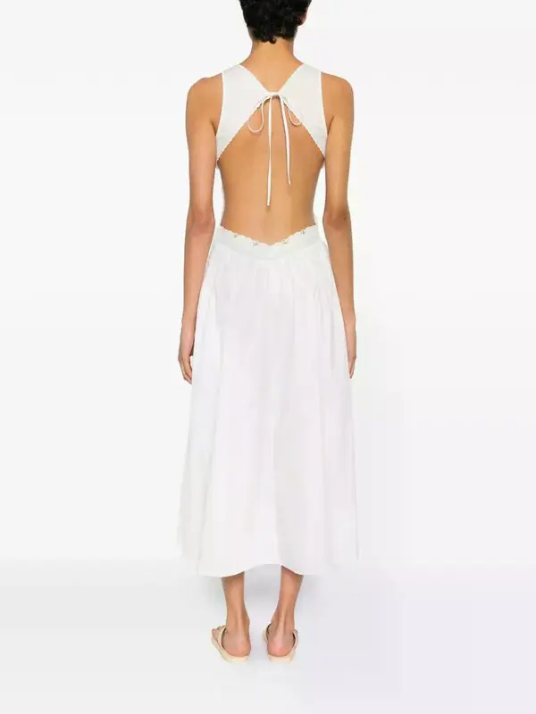 Frankies Bikinis Soleil Midi Dress - White