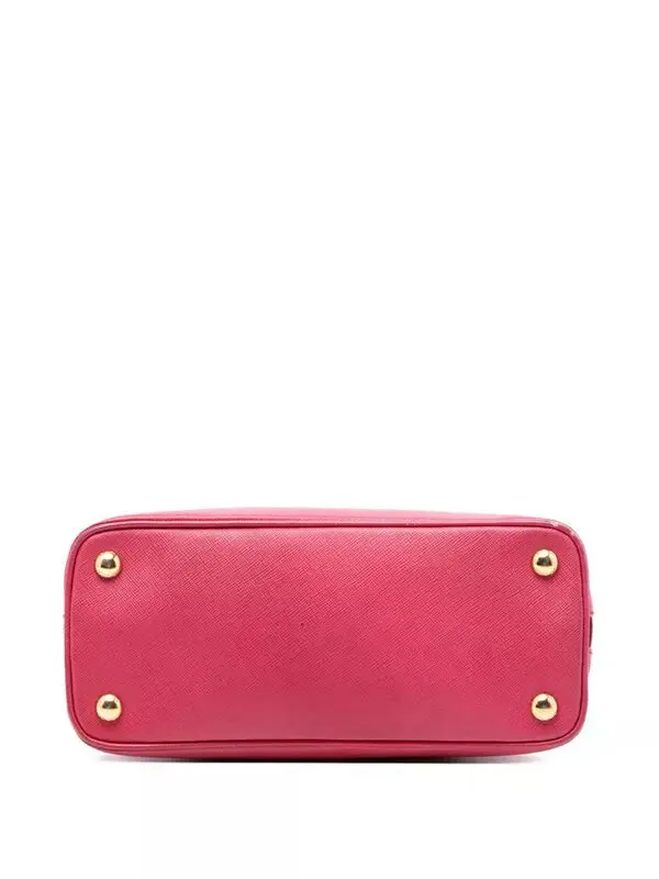 Prada Small Saffiano Lux Promenade Satchel - Pink