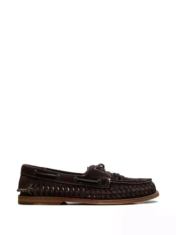 Sperry Gold Cup Woven Boat Shoes - Brown