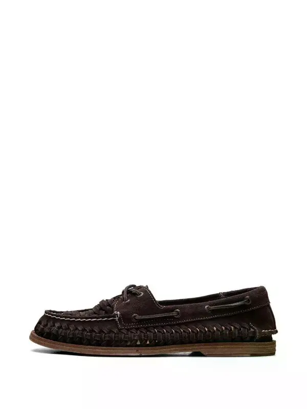 Sperry Gold Cup Woven Boat Shoes - Brown