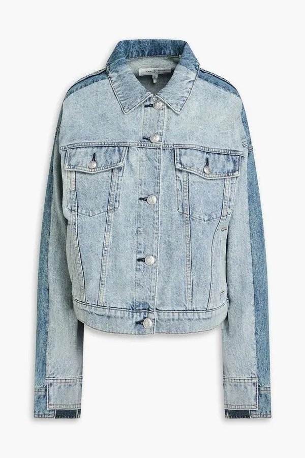 Rag & Bone Ryan Two-tone Denim Jacket