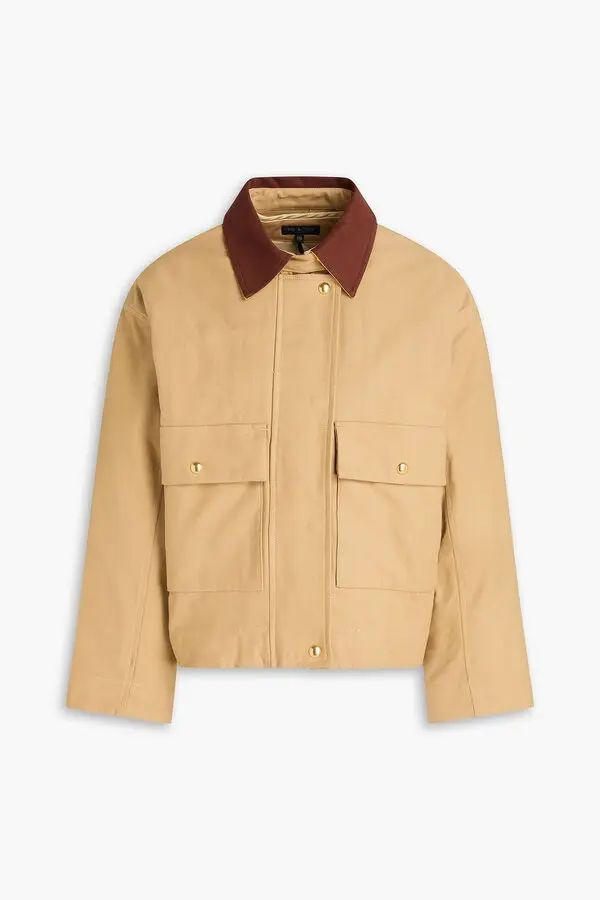 Rag & Bone Cotton-canvas Nonie Jacket - Sand