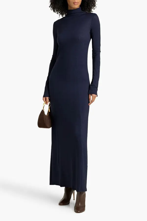 Rag & Bone Elsa Metallic Stretch-jersey Maxi Dress